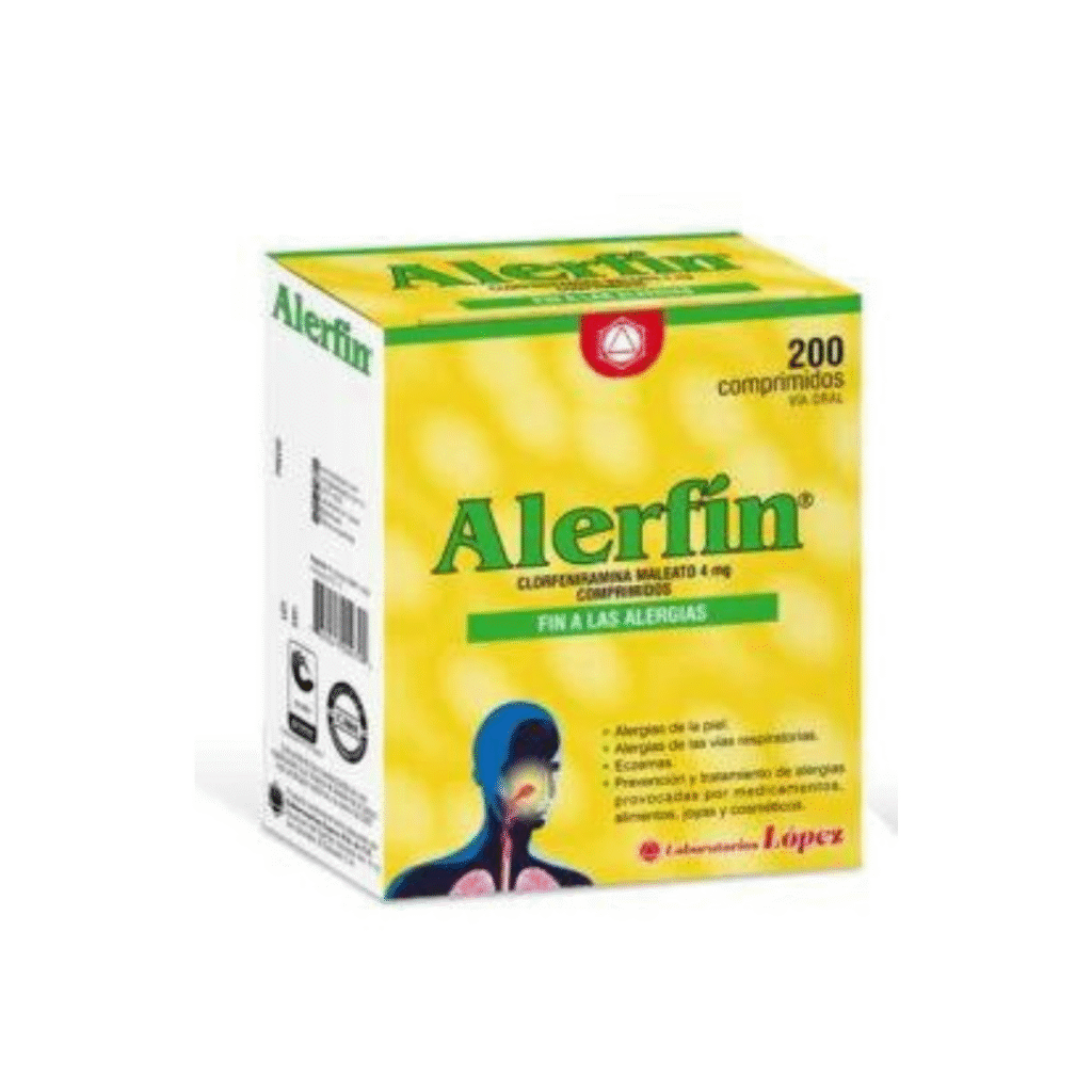 Alerfin 200 Comprimidos Fin a las Alergias - Vites Salud
