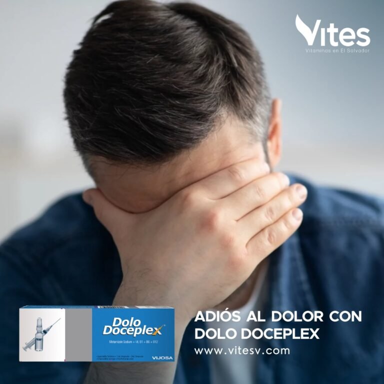 Adios al dolor con DOLO DOCEPLEX – D INYECCION TRIPACK - Vites Salud