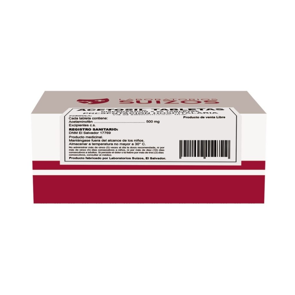 Acetosil 96 tabletas - Vites Salud